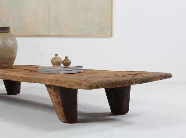 Authentic Primitive Wabi Wabi Nagaland Tribal Coffee Table – Anton & K