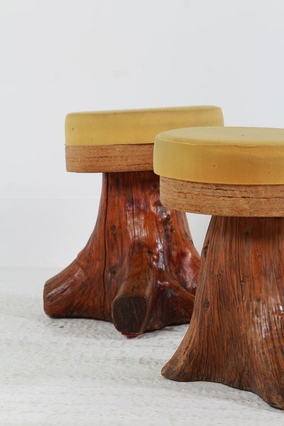 UNIQUE SET OF SIX Gnarly ELM ORGANIC TREE STUMP ROOT STOOLS – Anton & K