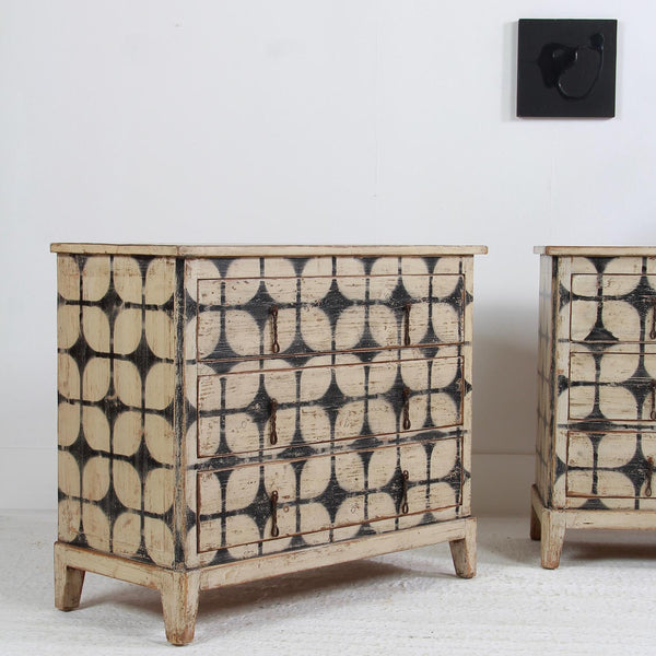 Stunning Pair of Hand Painted Bespoke Made Commodes – Anton & K