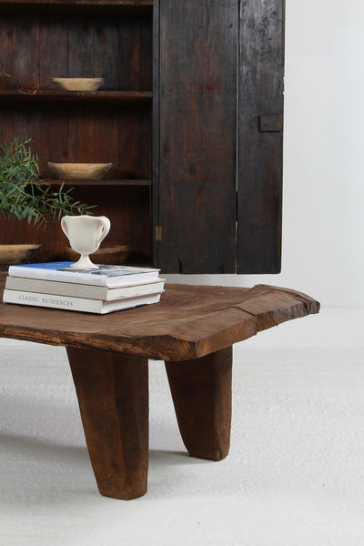 HUGE AUTHENTIC PRIMITIVE RARE NAGALAND TRIBAL COFFEE TABLE – Anton & K