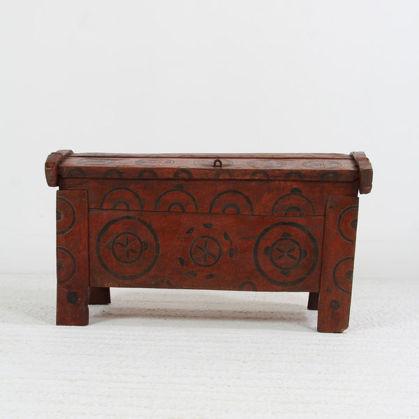 Ancient 19th Century Rustic Shepherd’s Coffer from Transylvania – Anton & K