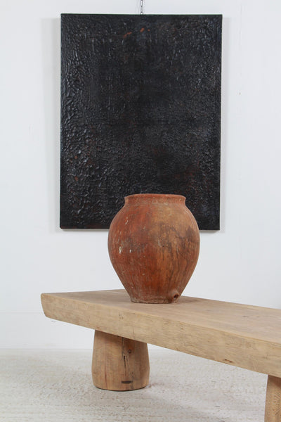 A VERY UNIQUE HUGE BRUTALIST ZEN ELM SLAB COFFEE TABLE – Anton & K